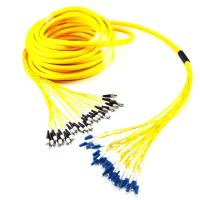 China Indoor Branch Bunch Fiber Optic Jumper 12 Core 24 Core 48 Core With LC FC SC ST Connector for sale