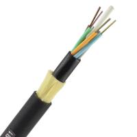 China Outdoor Aerial ADSS Optical Fiber Cable 1Km Black G655 G652D G657A1 G657A2 for sale