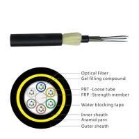 China Fibra Optica Adss  24 48 96 144 288 50/125 576 Core loose tube cable fiber optical for sale