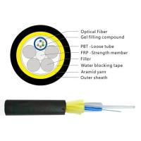 China ADSS 16 24 48 Core Aerial Fiber Optic Cable G652D SM Single PE Sheath 50-100m for sale