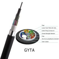 China 6 8 12 24 Core GYTA GYTS ADSS Aerial Fiber Optic Cable Single Mode for sale