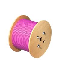 China 12 24 48 cores OM4/OM3 Multi Mode indoor Optical Fiber cable Bundle Fiber Optic Cable for sale