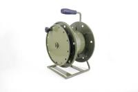 China Unbreakable Plastic Cable Drum Lightweight Empty Cable Reel Drum With Winder 235 Mm for sale