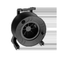 China Unbreakable Plastic Cable Drum Lightweight Empty Cable Reel Drum With Winder 235 Mm for sale