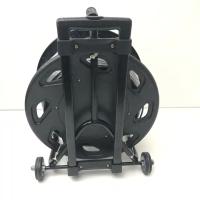 China Indoor Outdoor Fiber Optic Cable Reel Cart Patching Industrial Automatic Cable Reel for sale