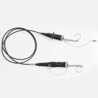 China Portable Empty Retractable Cable Reel 100M 200M 500M Armored Tactical Fiber Optic Patch Cord for sale