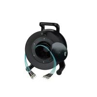 China SC FC ST LC Connector Retractable Ethernet Tactical Fiber Optic Cable Reel For FTTH for sale