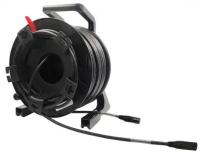 China Tactical Fiber Optic Cable Reel LC To LC Single Mode Fibre Cable Reel 100m 200m for sale