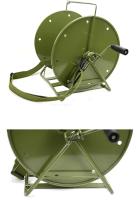 China Portable Cable Reel Cart Durable Max Capacity 1KM Fiber Optic Cable Spool Reel for sale