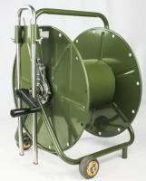 China Portable Cable Reel Cart Durable Max Capacity 1KM Fiber Optic Cable Spool Reel for sale