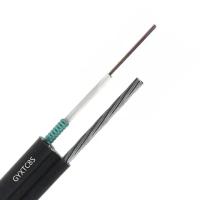 China 8 Core Single Mode Fiber Optic Cable Armoured Aerial Figure 8 Optical Fiber Cable for sale