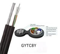 China Figure 8 Outdoor Fiber Optic Cable 6 36 144 Core Self Supporting Aerial Cable for sale