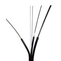 China 2 Core FTTH Drop Cable G657A1 LSZH Jacket Fig 8 Self-Supporting Aerial Flat FTTH Fiber Optic Drop Cable for sale
