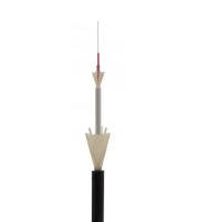 China Outdoor FTTH Drop Cable G652D G657A LSZH Fiber Optic Cable Fire Retardant for sale