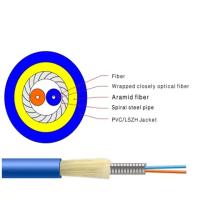 China Steel Multicore Fiber Optic Cable Armored Fiber Patch Cord ISO9001 Approved for sale