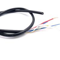 China FTTH Indoor Outdoor Hybrid Fiber Optic Cable SM G657A2 1.5mm X 2 TPU Black for sale
