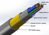 China FTTH Indoor Outdoor Hybrid Fiber Optic Cable SM G657A2 1.5mm X 2 TPU Black for sale