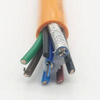 China G652D 6 Core Composite Fiber Optic Cable With 2 Copper Power Wires OPLC for sale