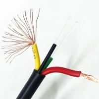 China Multi Sheathed 2 PMMA Fiber Optic Cable Outdoor With 2 Electric Wire for sale