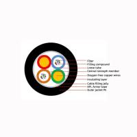 China 100 Meter Photoelectric Composite Optical Fiber Cable GDTS Hybrid Optical Cable for sale