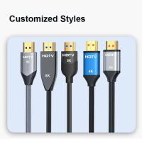 China Ultra High Speed Hdmi 2.1 Cable HD 8K 60Hz 4K 120Hz Customized Mobile Video HDMI Cable For Phone TV Com for sale