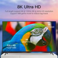 China 2.1v HDMI High Speed HDMI Cable EARC 8K60Hz 4K120Hz HDCP2.3 HDR GTX-3080/3090 Optical 8K*4K for sale