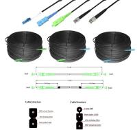 China SC/UPC SC/APC Fiber Jumper Waterproof FTTH Outdoor Drop Cable G657A for sale
