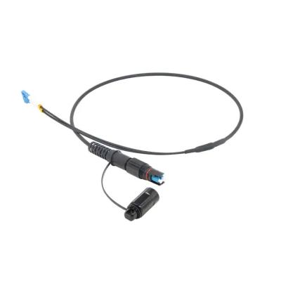 China Waterproof Armored Outdoor Fiber Optic Patch Cord IP68 Fiber Jumper Connector Types for sale