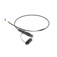 China Waterproof Armored Outdoor Fiber Optic Patch Cord IP68 Fiber Jumper Connector Types for sale