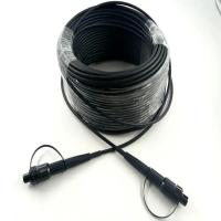 China 2m Mini SC Outdoor Fiber Optic Patch Cord Single Mode Simplex SC APC Fiber Cable 5.0mm for sale