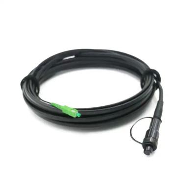 China FTTH FTTA Drop Cable Patch Cord , Outdoor Custom Fiber Patch Cord Compatible SC Jumper for sale