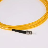 China ST/UPC-ST/UPC Single Mode Single Core Optical Fiber Cable Patch Cord SM Network Level Jumpers for sale