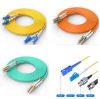 China SC LC FC ST UPC APC Single Mode Fiber Jumper 1 Core 2 Core Indoor Outdoor FTTH Drop Cable for sale