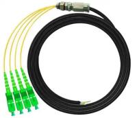 China Outdoor 10 Meters 2 Core SM SC/APC Fiber Optic Jumper Cable Waterproof for sale