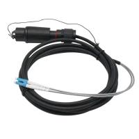 China Waterproof Armored Fiber Jumper , FTTX LC SC Fiber Optic Cable With Ip68 Sc/Apc Connector for sale