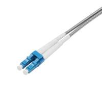 China Waterproof Armored Fiber Jumper , FTTX LC SC Fiber Optic Cable With Ip68 Sc/Apc Connector for sale