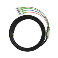 China 4 Core Waterproof Fiber Optic Patch Cord FC-FC Fiber Optic Cable for FTTA  / FTTH for sale
