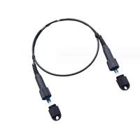China Waterproof LC/UPC To SC/UPC PDLC Armored Fiber Optic Patch Cord Outdoor for sale