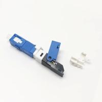 China Single Mode Fiber Optic Fast Connector SC UPC Fibra Optica Conector Rapido for sale