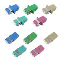 China LC/UPC To LC/UPC Single Mode Fiber Optic Adapter Coupler LC Duplex Fiber Optic Adapter for sale