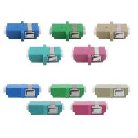 China LC/UPC To LC/UPC Single Mode Fiber Optic Adapter Coupler LC Duplex Fiber Optic Adapter for sale