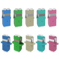 China LC/UPC To LC/UPC Single Mode Fiber Optic Adapter Coupler LC Duplex Fiber Optic Adapter for sale