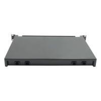 China Rack Mounted Sliding Type 1U 24 Port Fiber Patch Panel LC UPC Quad Fully Loaded 96 Core ODF for sale