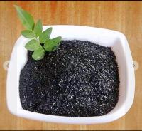 China Potassium Humate Flakes Shiny 100% Water Solubility Fertilizer Super Fulvic Acid for sale