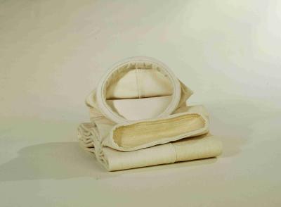China Nomex High Temperature Industrial Filter Bags 550gsm 50 Micron D150 * 3050mm for sale