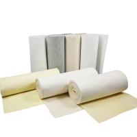 China Nonwoven Industrial Filter Cloth Nomex , Calendering Dust Collector Filter Bag for sale