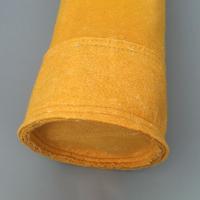 China Polyamide P84 Industrial Dust Filter Bag Yellow Color for sale