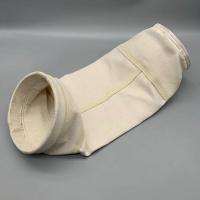 China 800g Glass Fiber Needle Felt Filter Bag For Cement Plant for sale