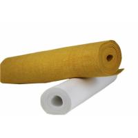 China White Polyester / PE Needle Punched Filter Cloth For Industrial Filtration for sale