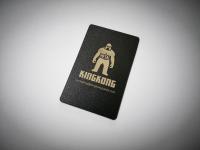 China SLE4442 RFID NFC Contactless Metal Chip Card Custom Logo for sale